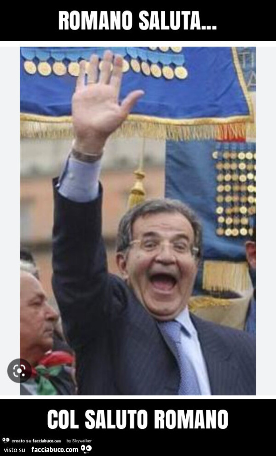 Romano saluta… col saluto romano - Facciabuco.com