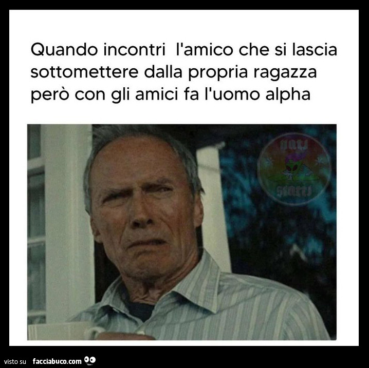 Il finto maschio alpha - Facciabuco.com