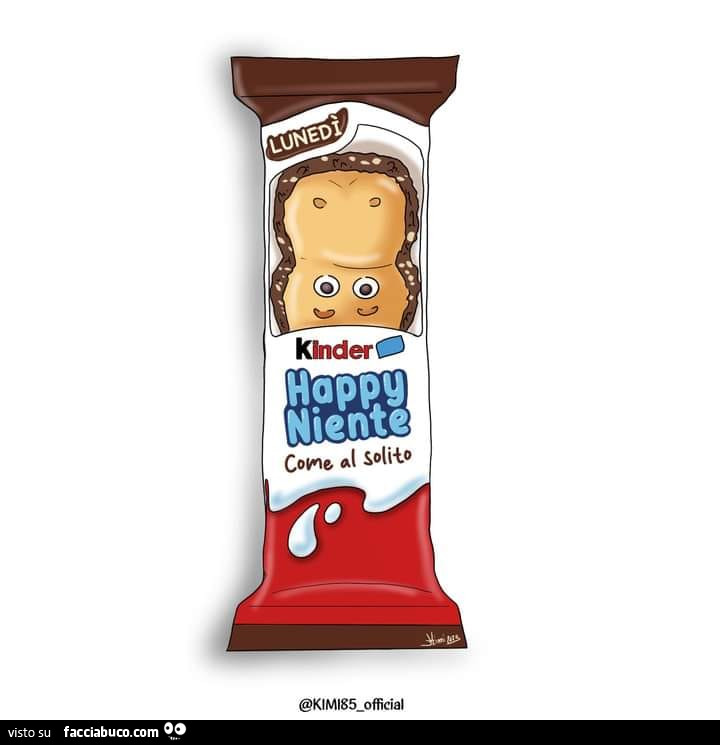 Tutti i meme sulla Kinder - Facciabuco.com