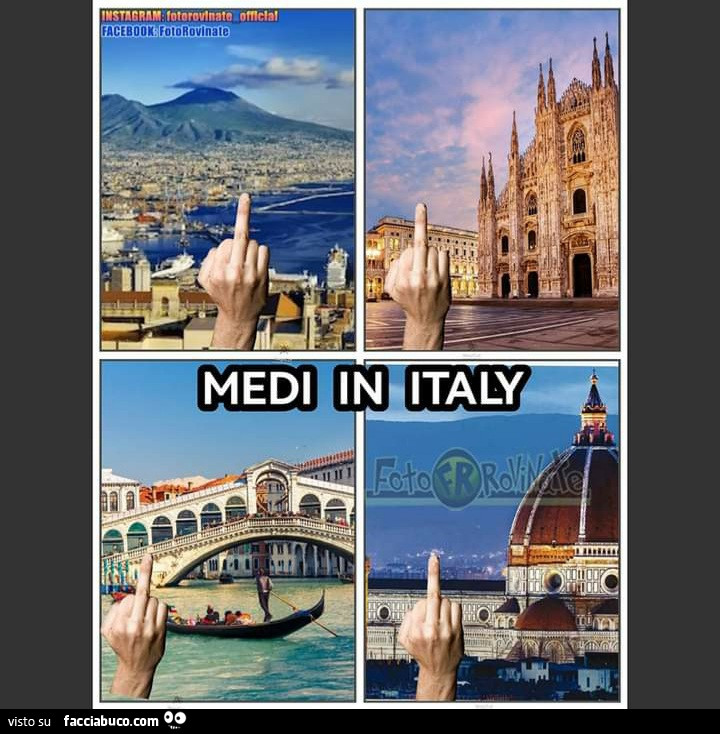 Tutti i meme sul Dito Medio - Facciabuco.com
