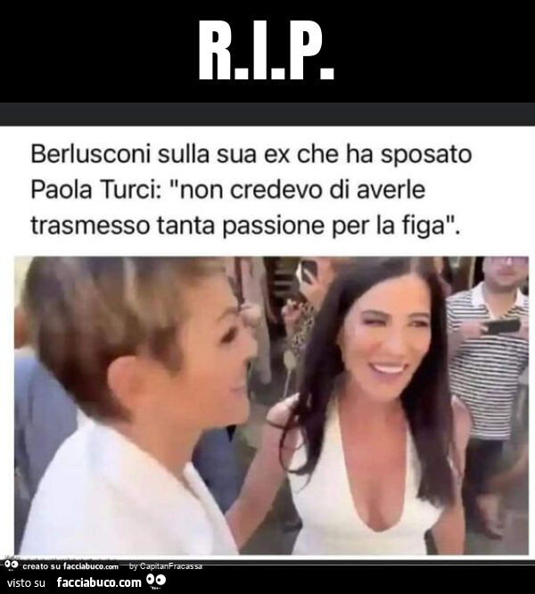 R. I. P - Facciabuco.com