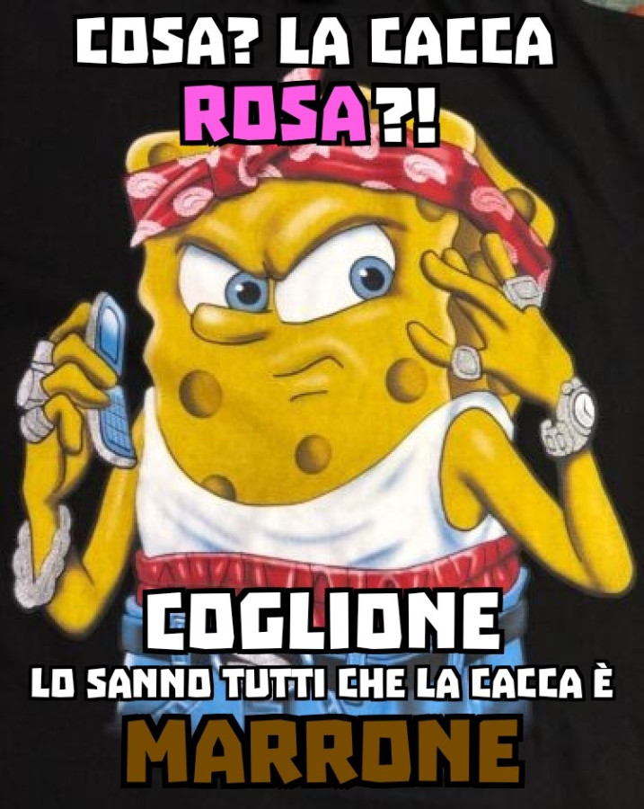 Cacca rosa - Facciabuco.com