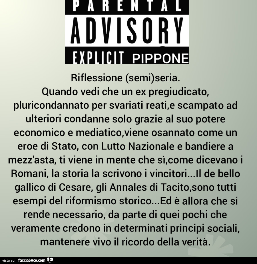 Tutti i meme su bandiere a mezz'asta - Facciabuco.com