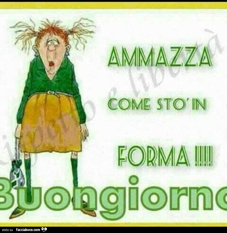Rimango sempre molto carina ???????, buongiorno a tutti ...