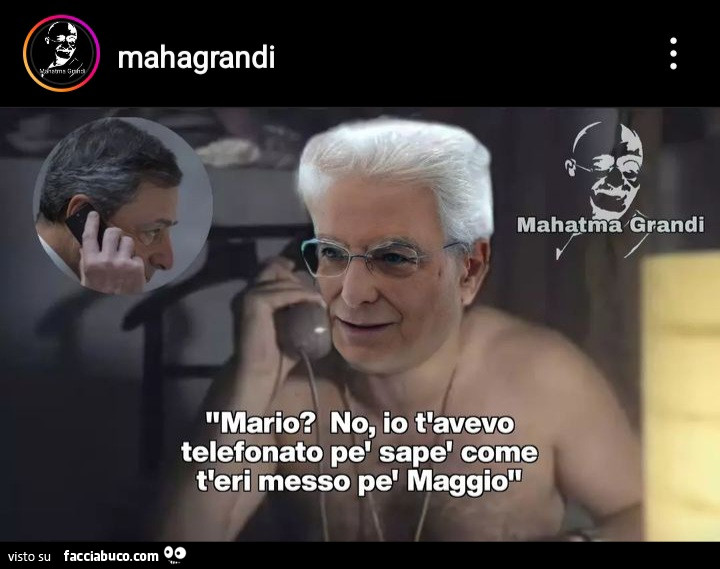 Tutti i meme su Mario Draghi - Facciabuco.com
