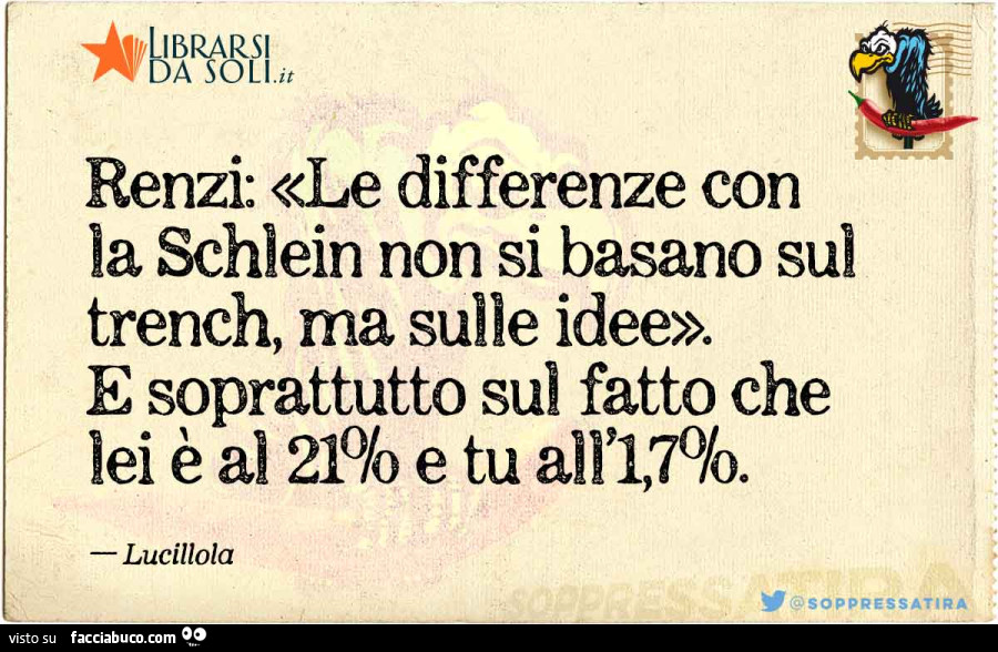 Post satirico pubblicato da carlettone - Facciabuco.com