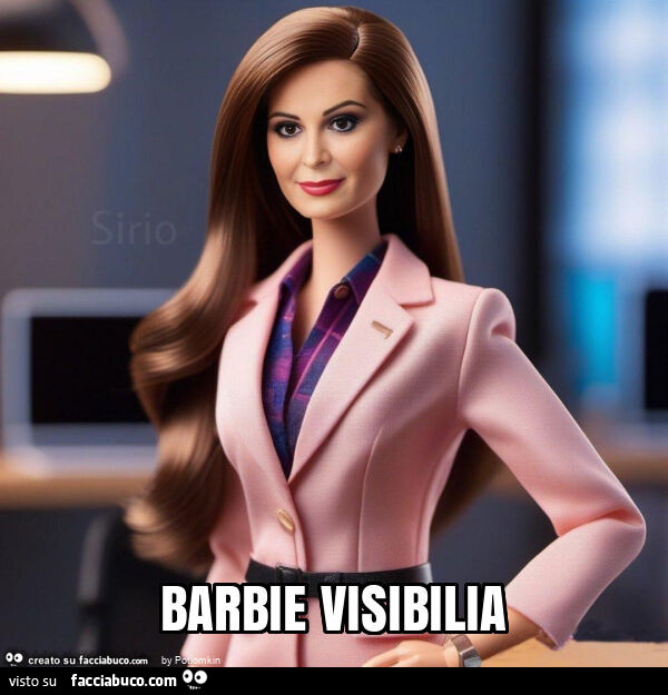 Barbie visibilia - Facciabuco.com