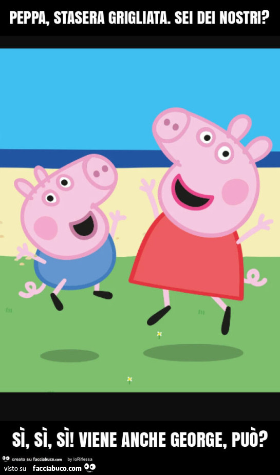 Tutti i meme su Peppa Pig - Facciabuco.com