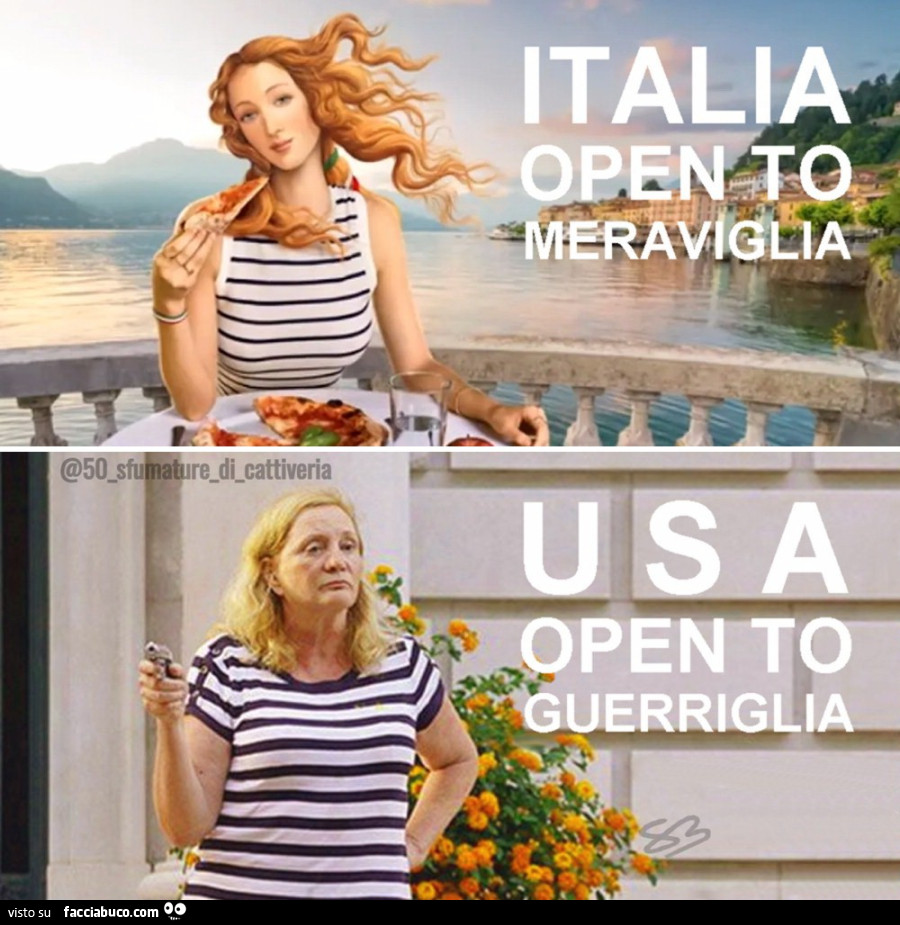 ITALIA OPEN TO MERAVIGLIA - Facciabuco.com