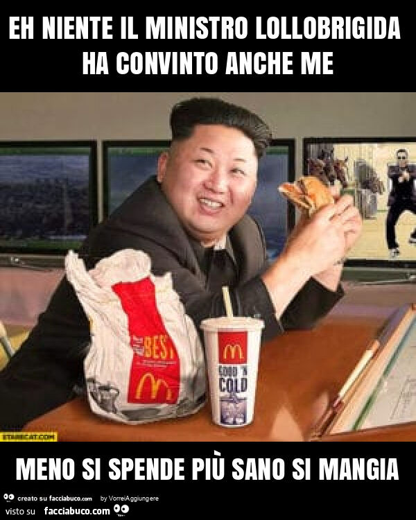 Tutti i meme sul Cibo Spazzatura - Facciabuco.com
