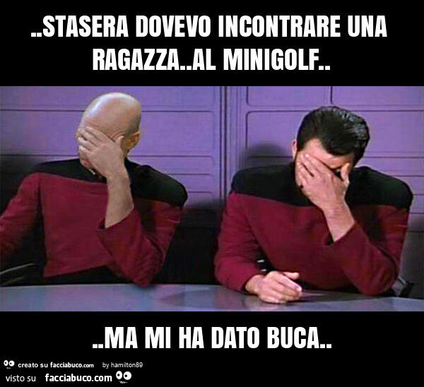 Stasera Dovevo Incontrare Una Ragazza Al Minigolf Ma Mi Ha Dato Buca