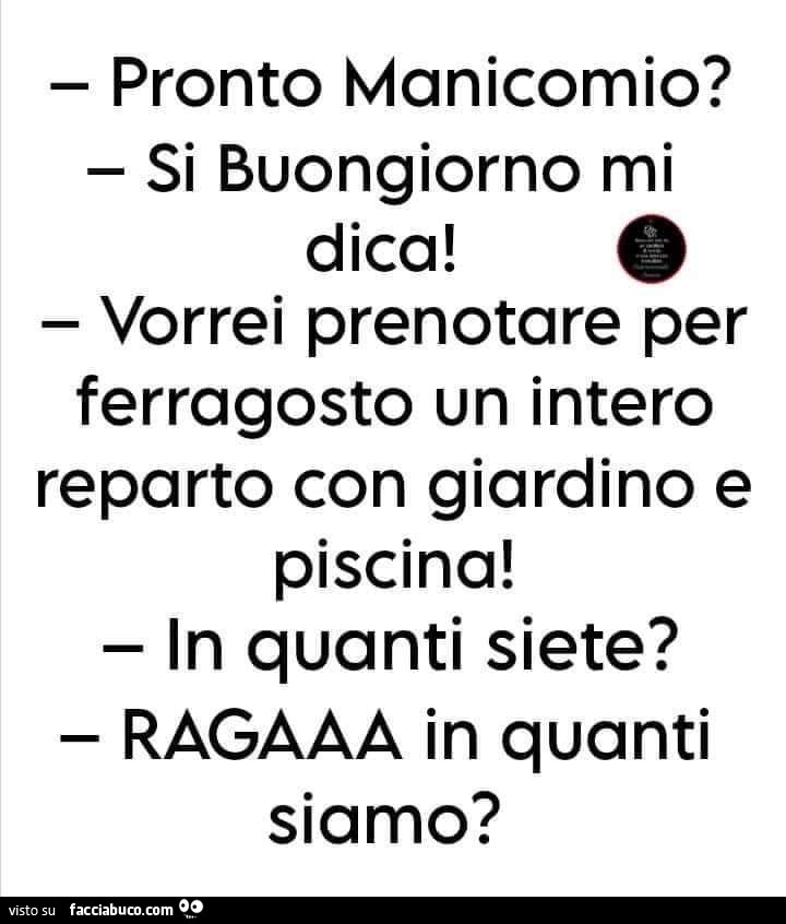 Tutti i meme sul Manicomio - Facciabuco.com