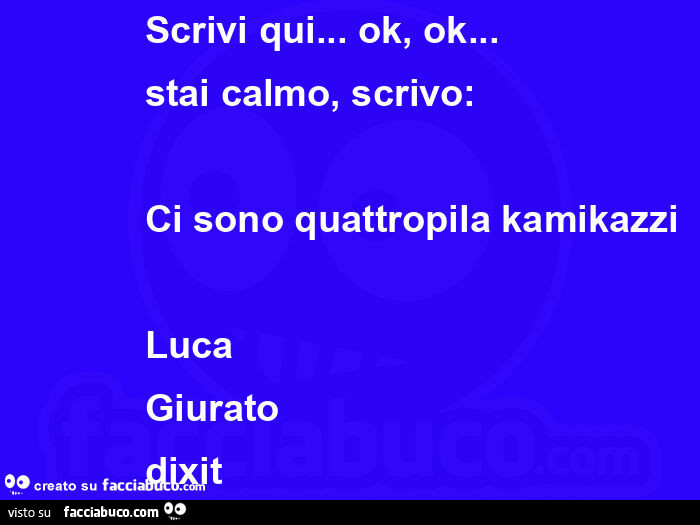 Tutti i meme su Luca Giurato - Facciabuco.com